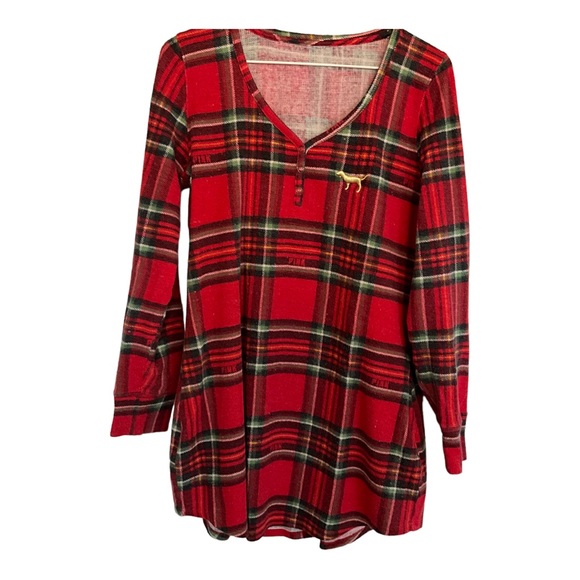 Victoria's Secret | Intimates & Sleepwear | Red Plaid Victorias Secret ...